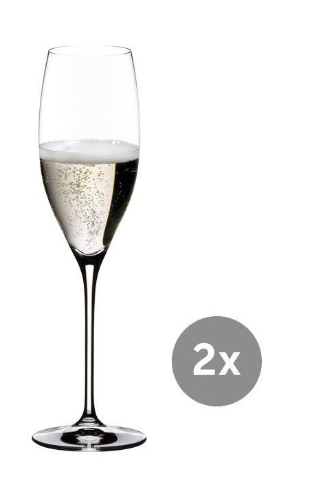 Riedel Cuvée Prestige Glas 2er-Set Vinum mit Moussierpunkt klar | tischwelt.de