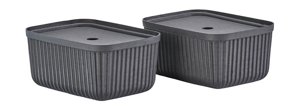 Zone Denmark Aufbewahrungsbox 7,7 l 2er-Set Pulp Black | tischwelt.de