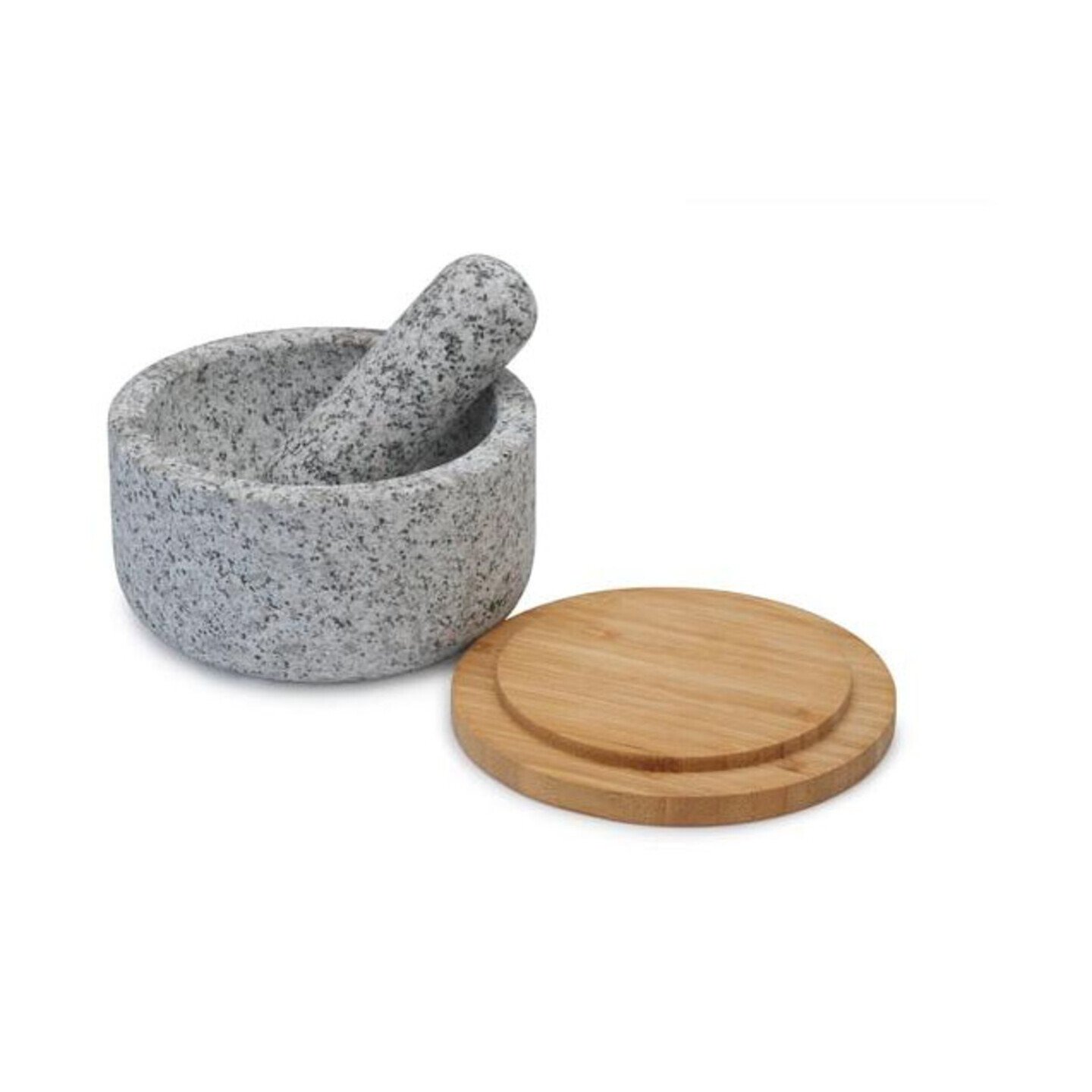 Joseph Joseph Mörser granit mit Bambusdeckel Dash | tischwelt.de