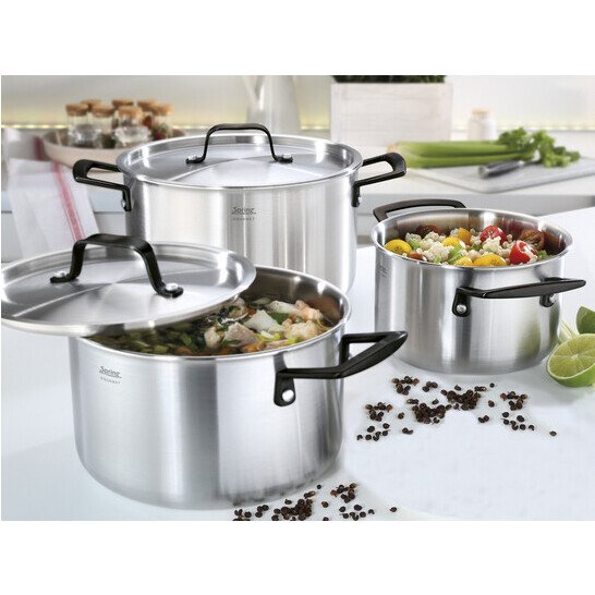 Spring Topf-Set 5-tlg. Gourmet schwarz | tischwelt.de