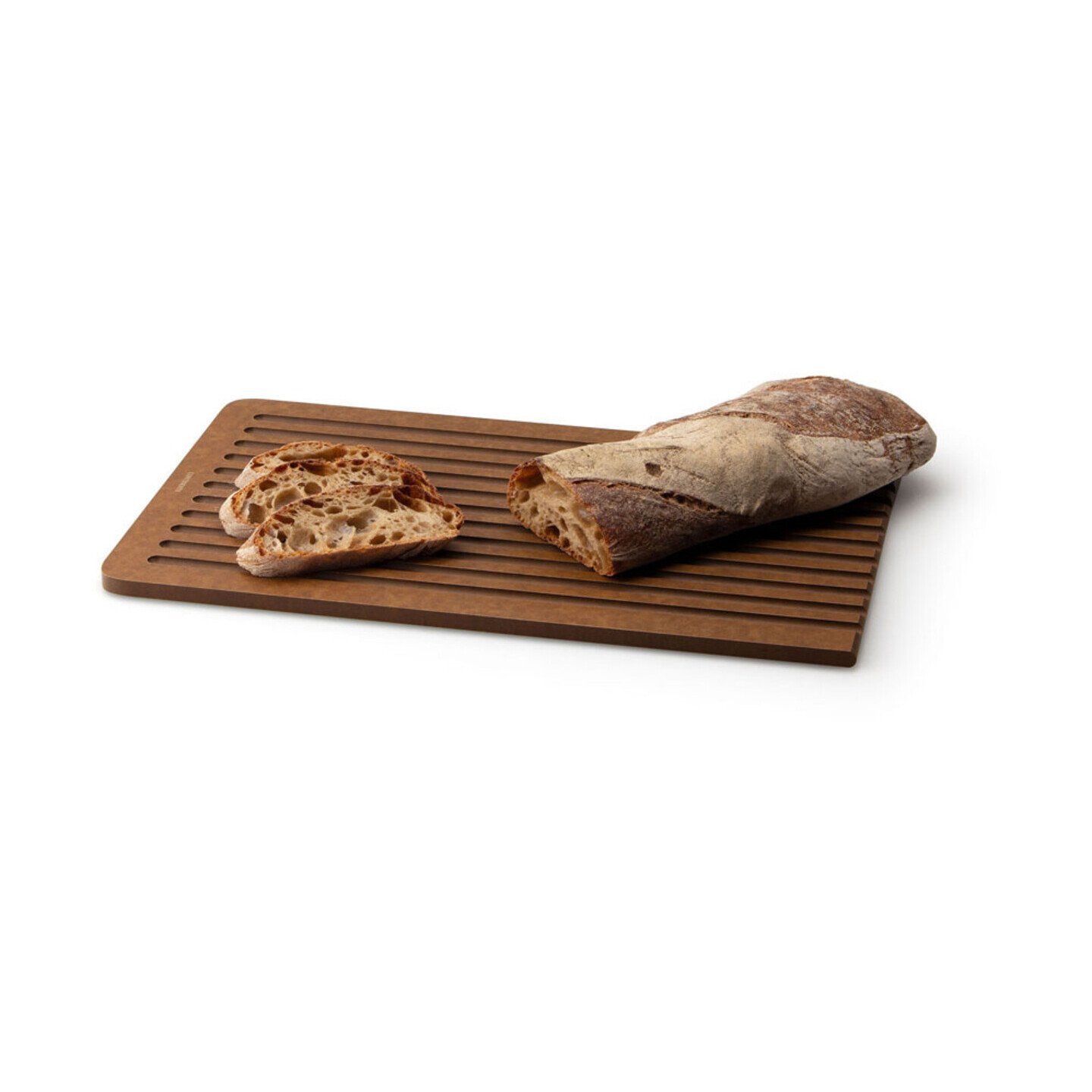 Continenta Brotschneidebrett 38,5x23,5x0,9 cm Duracore braun | tischwelt.de