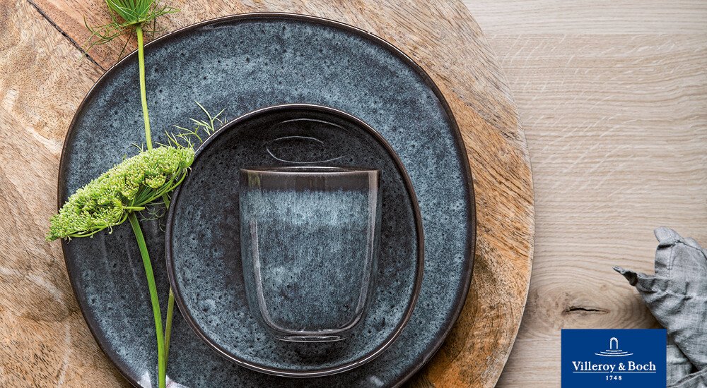 Villeroy & Boch Lave Gris Steinzeug Geschirr | tischwelt.de