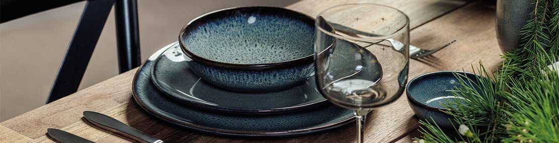 Villeroy & Boch Lave Gris Steinzeug Geschirr | tischwelt.de