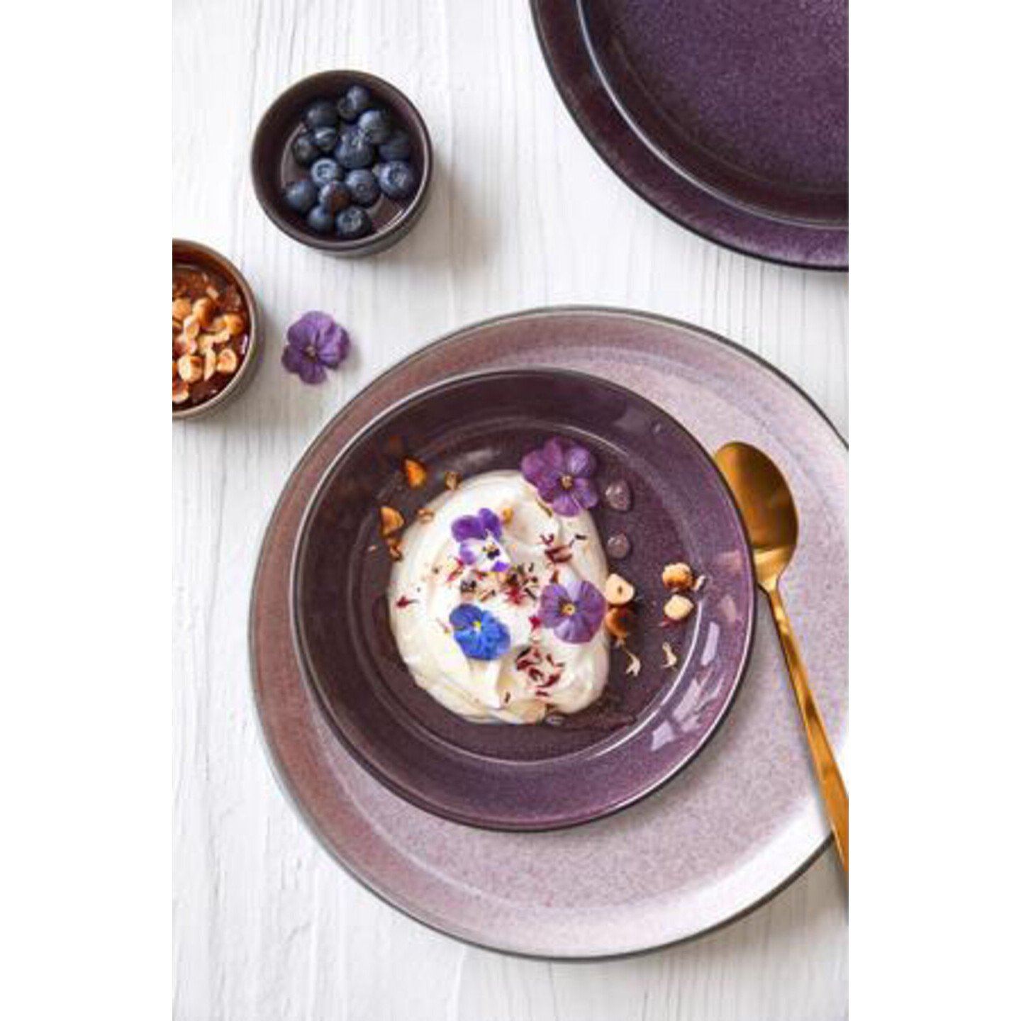 Bitz Teller 27cm lila/schwarz » kaufen | tischwelt.de