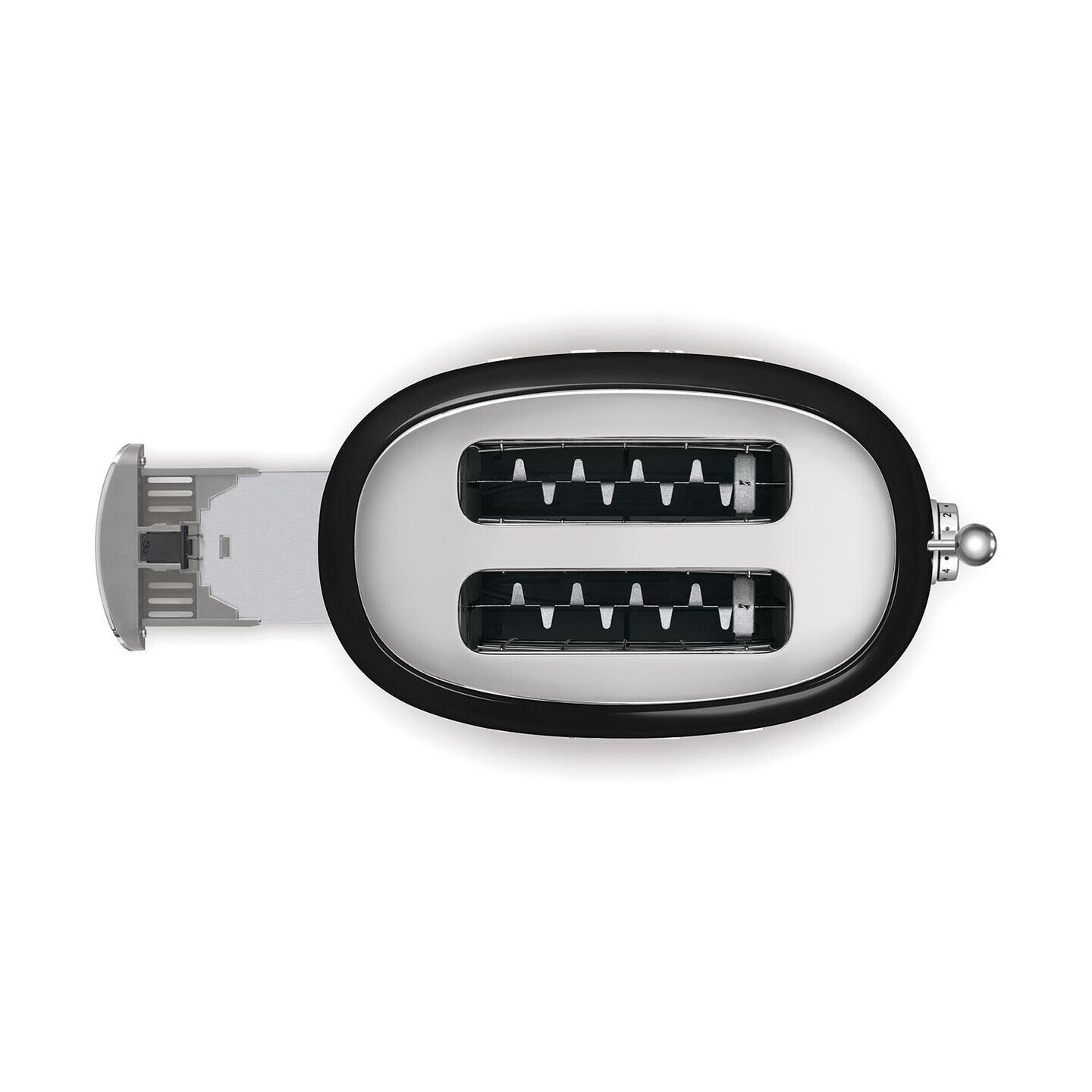 Smeg 2-Schlitz-Toaster TSF01 950 W 50's Style schwarz | tischwelt.de