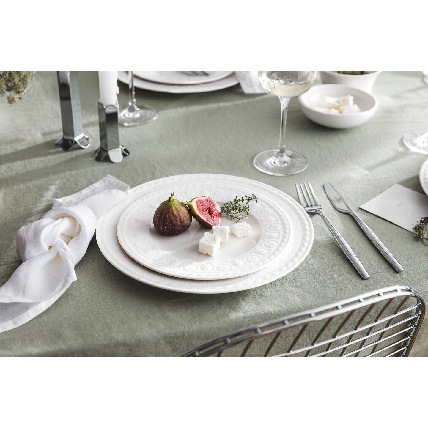 Villeroy & Boch Speiseteller 27 cm Cellini weiß | tischwelt.de