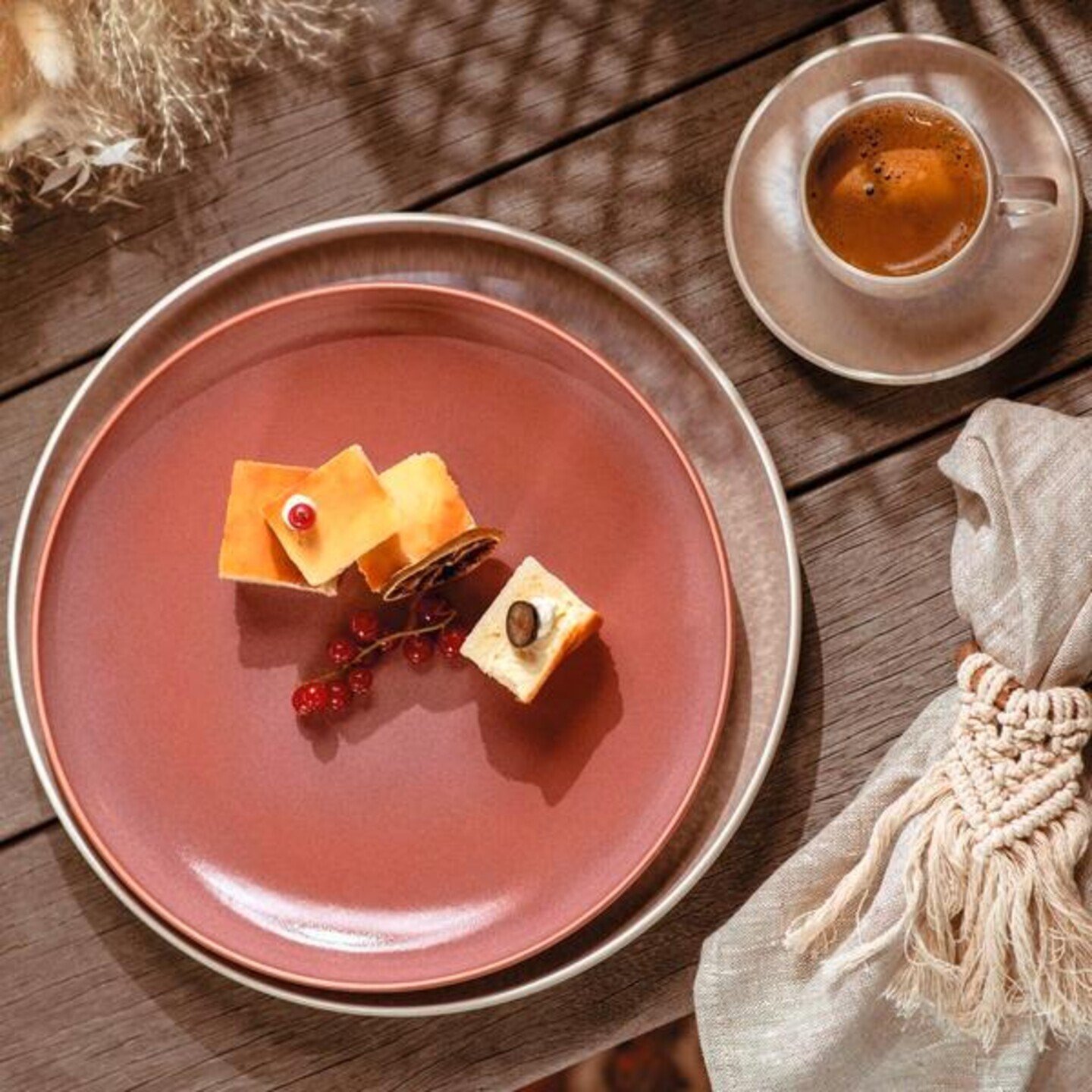 Villeroy & Boch Espresso-Untertasse 12 cm Perlemor Sand | tischwelt.de