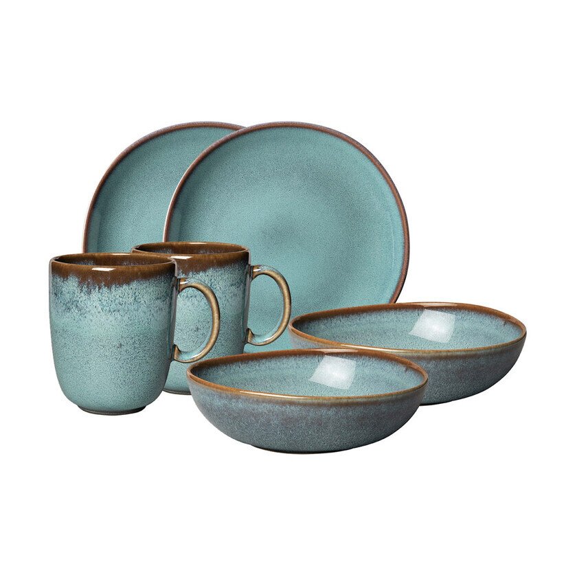 Villeroy & Boch Frühstücksset 6-tlg. Lave glacé | tischwelt.de