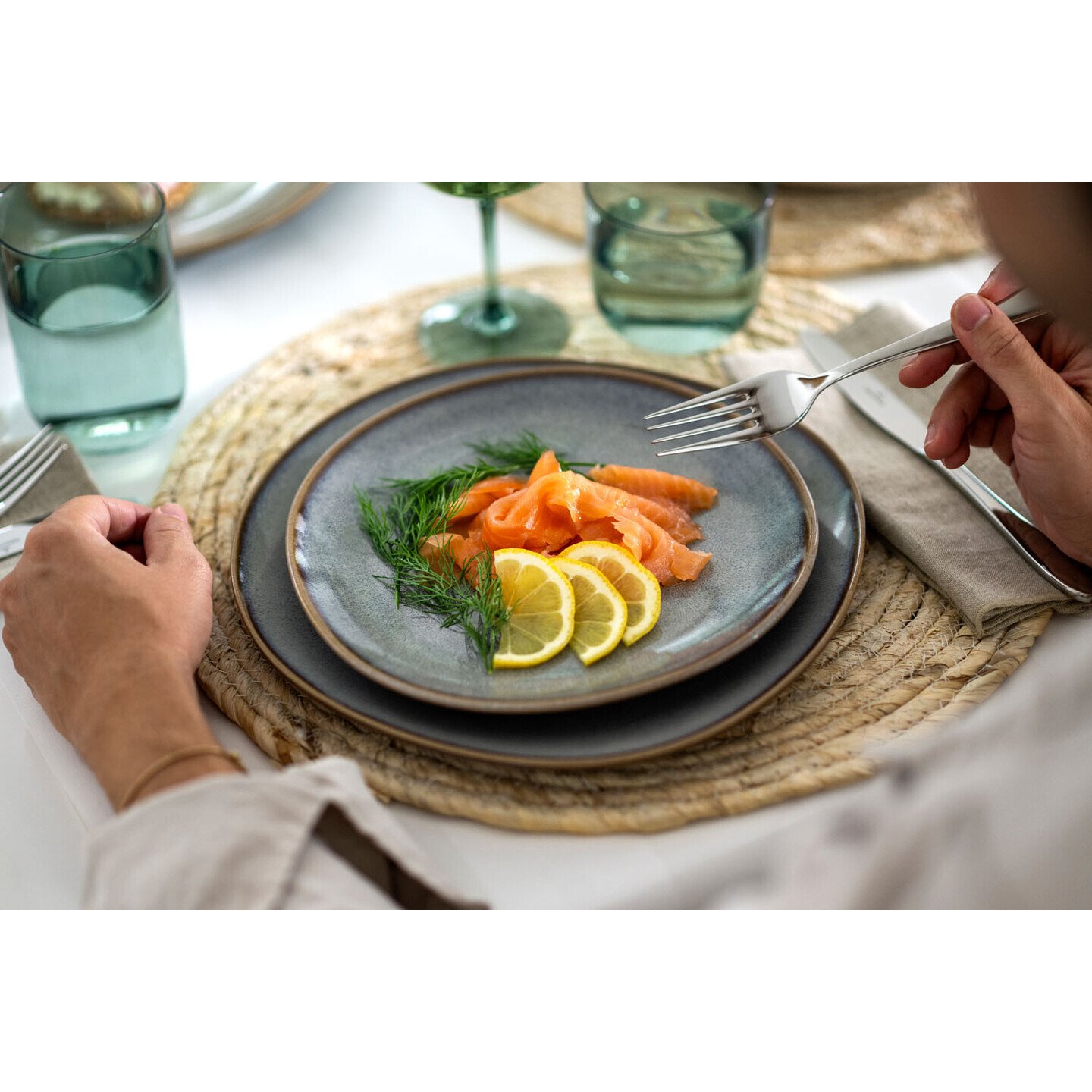 Villeroy & Boch Speiseteller 28 cm Lave beige | tischwelt.de