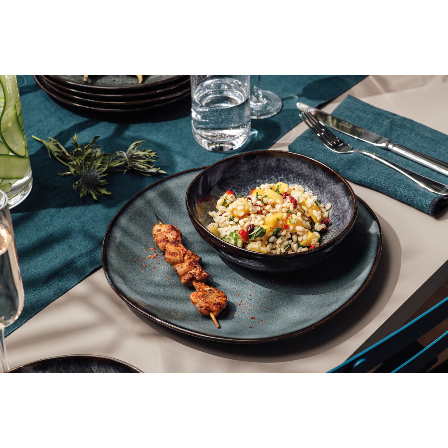 Villeroy & Boch Speiseteller 28 cm Lave gris | tischwelt.de