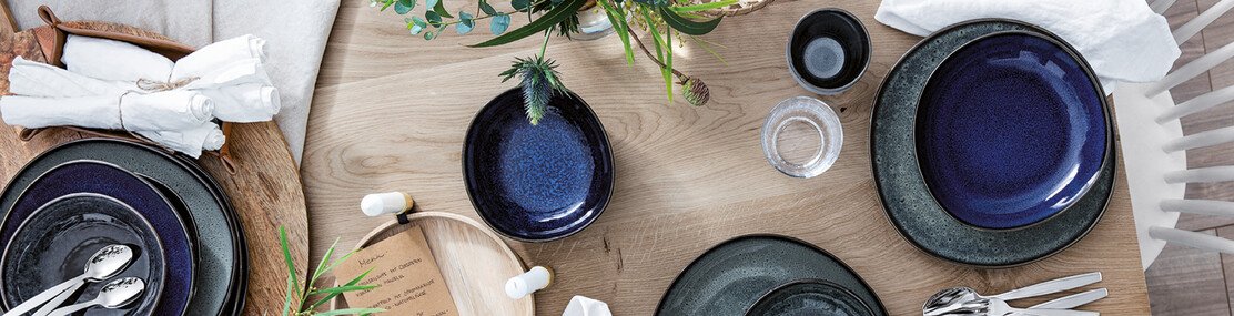 Villeroy & Boch Lave Bleu Steinzeug Geschirr | tischwelt.de
